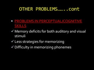 LEARNING DISABILITIES-.pptx | Brain and Nervous System Disorders ...