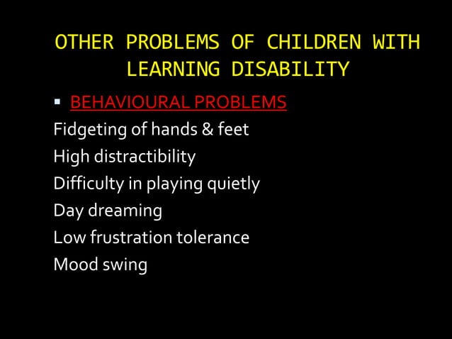 LEARNING DISABILITIES-.pptx | Brain and Nervous System Disorders ...