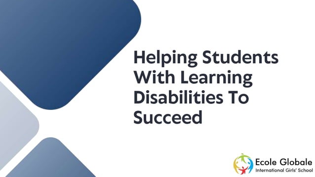Helping Students With Learning Disabilities To Succeed | PPT