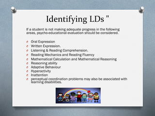 An Introduction To Learning Disabilities | PDF