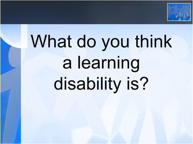 Learning Disabilities | PPT