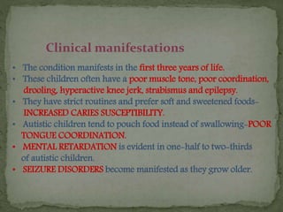 Learning Disabilities and Autism-Pediatric dentistry | PPTX