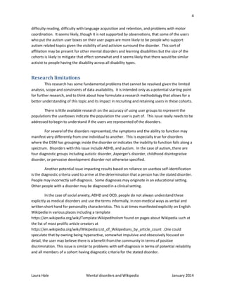 Learning disabilities and english wikipedia | PDF