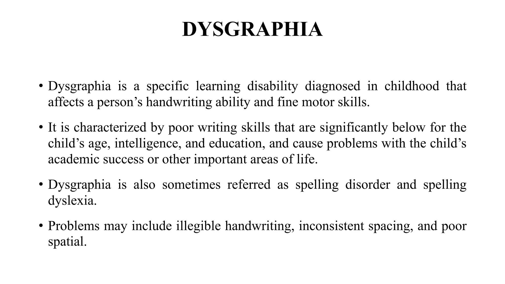 LEARNING DISABILITIES, HABIT DISORDER, SPEECH DISORDER.pptx