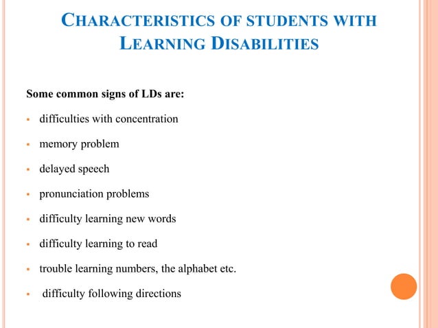 Learning disabilities (Cognitive) | PPTX | Brain and Nervous System ...