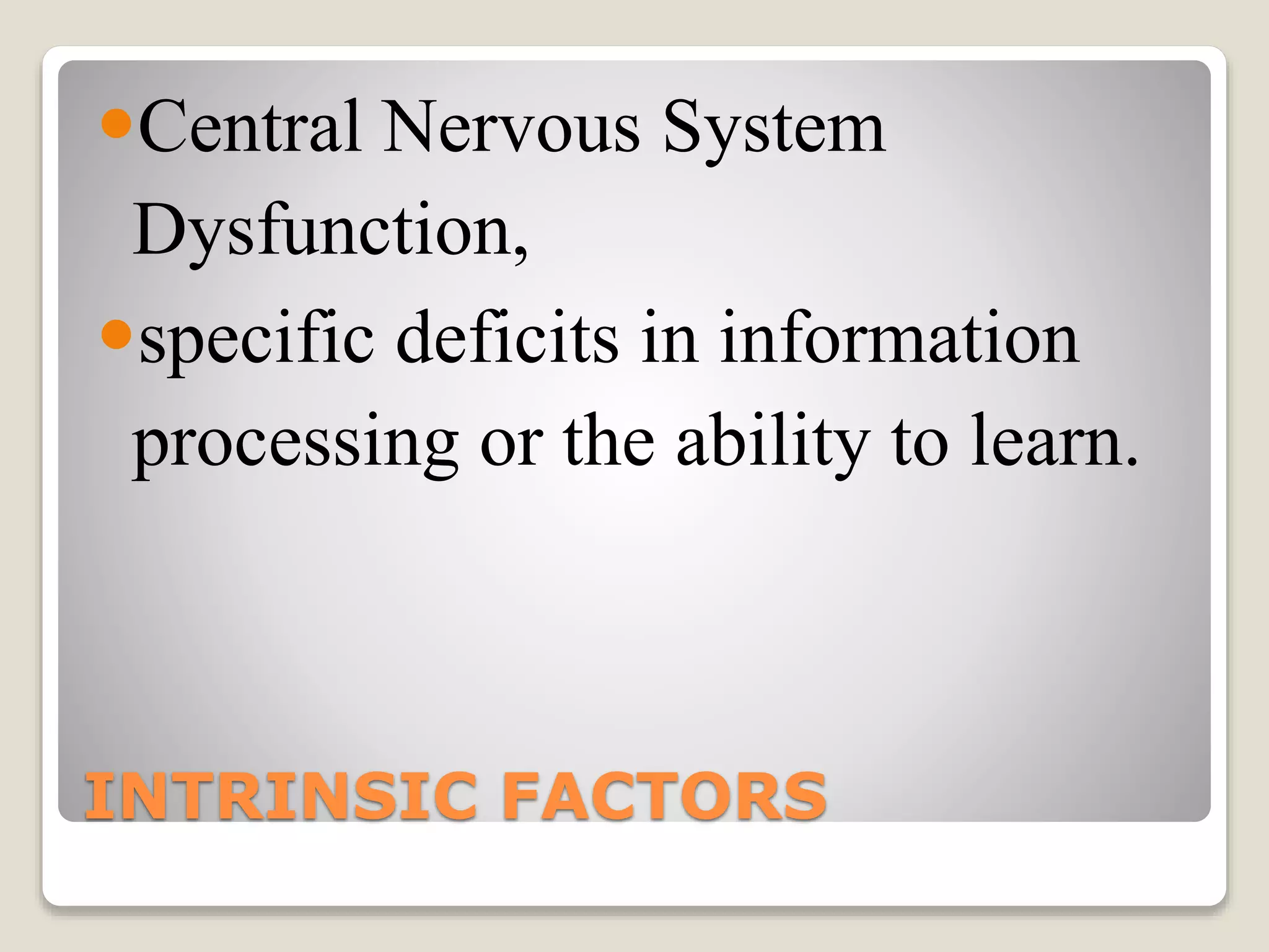 Learning disabilities and Learning Possibilities | PPTX