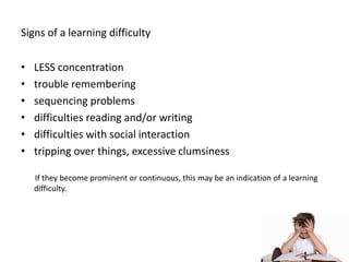 Learning disability | PPTX