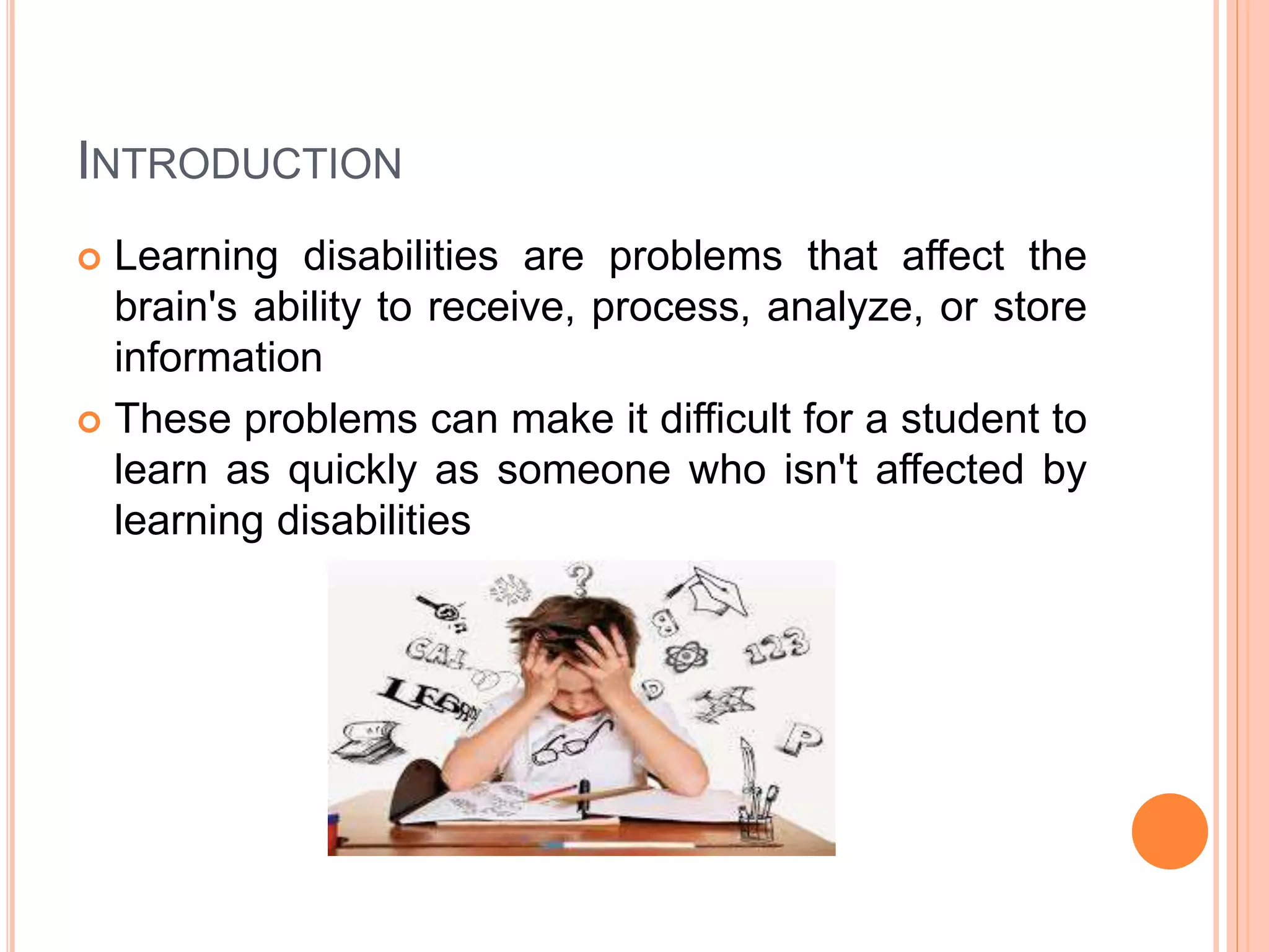 Learning disability | PPTX