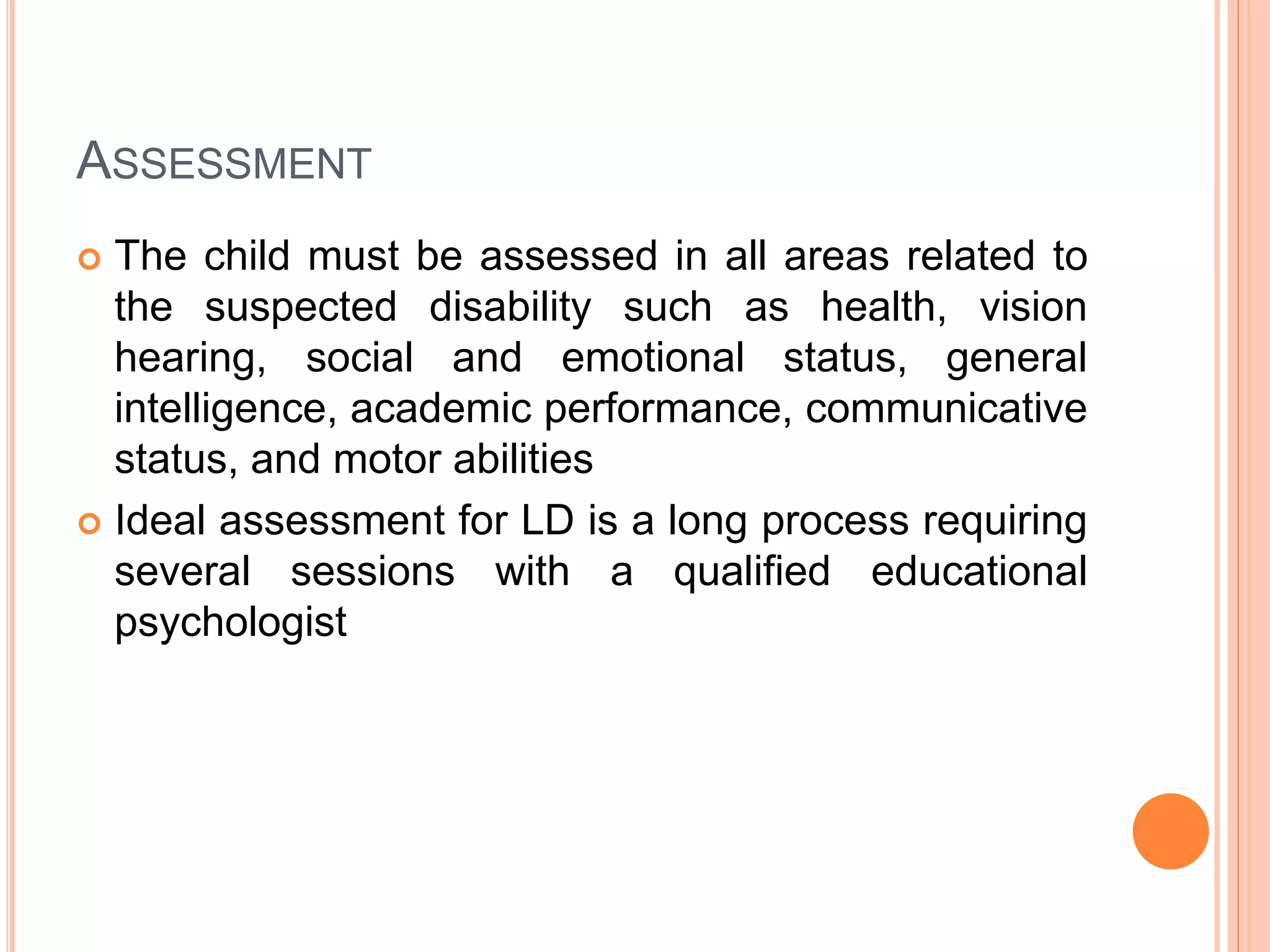 Learning disability | PPTX