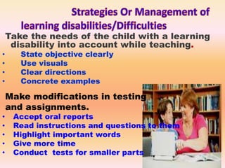 Learningdisability and its Management | PPTX