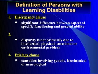 Learning disability jo | PPT