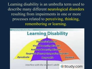Learning Disability Presentation | PPTX