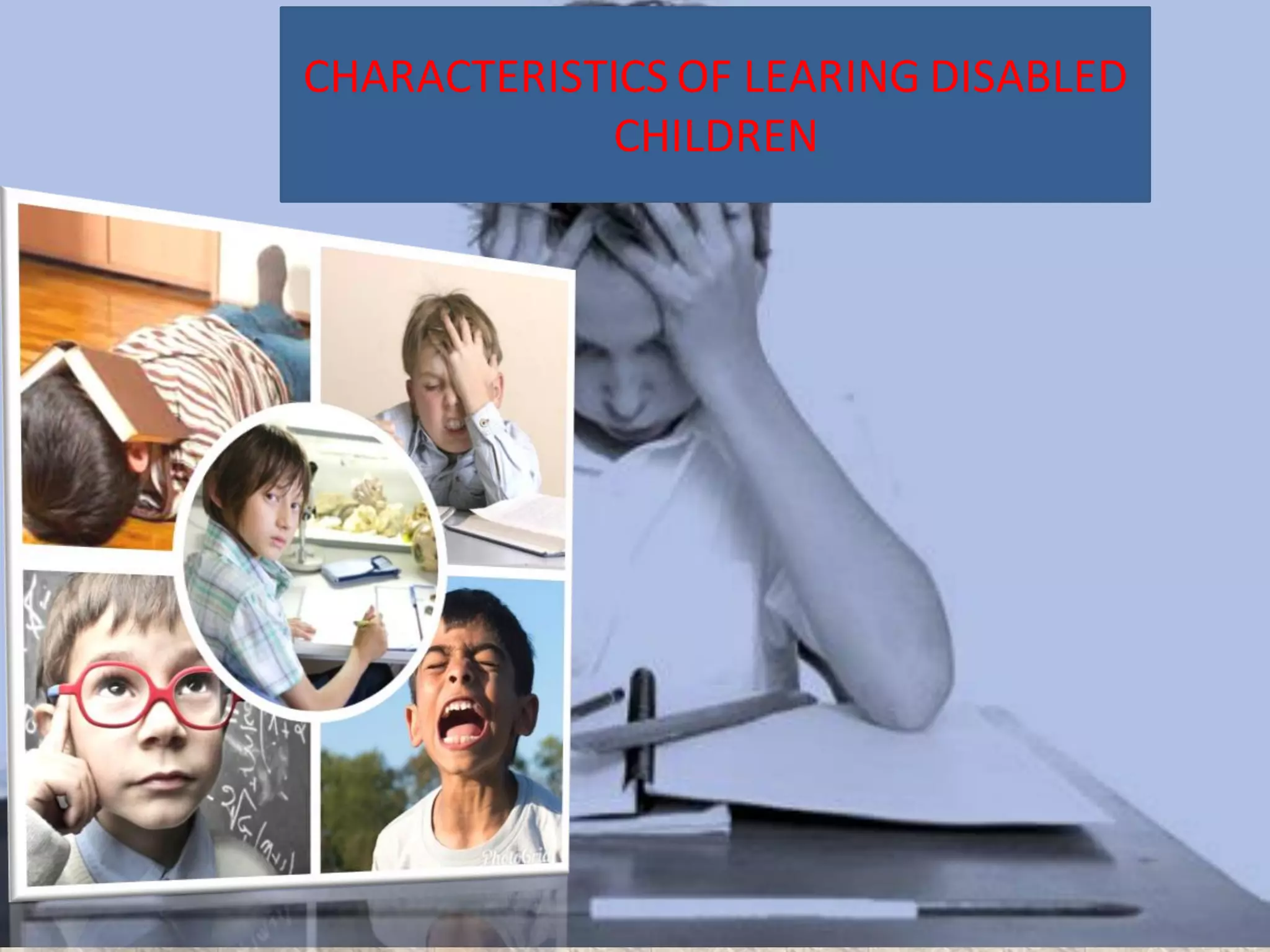 Learning disabled child | PPT | Free Download