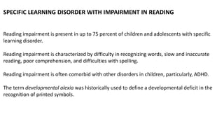 Learning disorder | PPTX | Brain and Nervous System Disorders ...