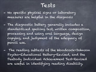 Learning disorder | PPT