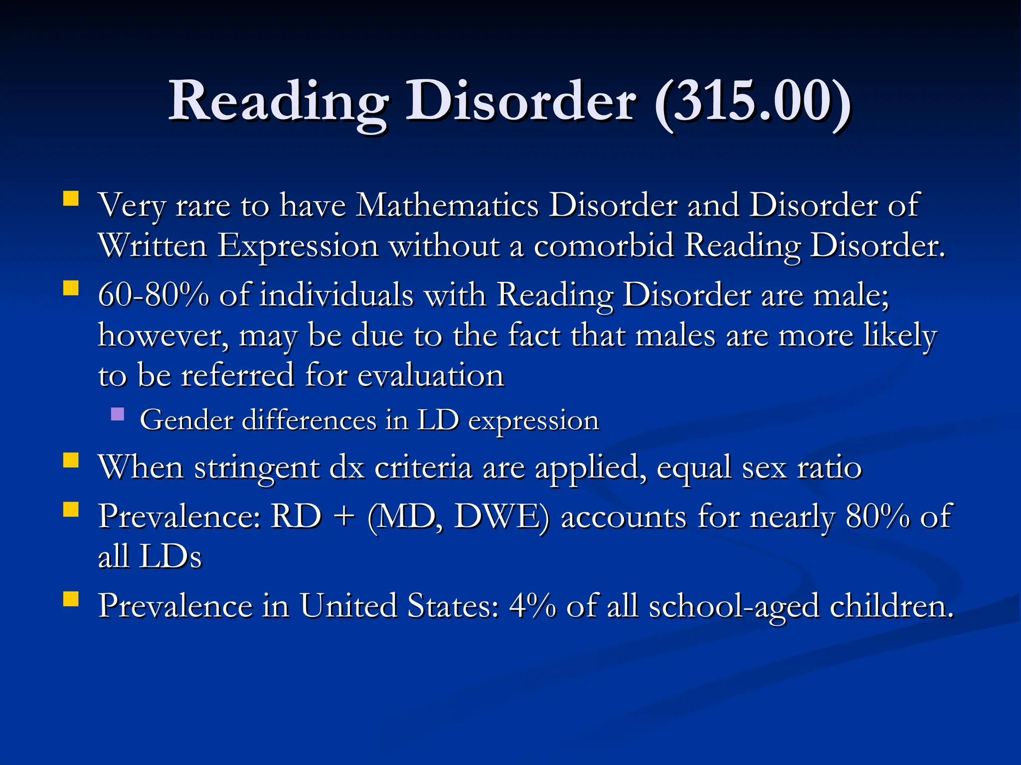 specific Learning Disorders (Dyslexia, Dysgraphia and Dyscalculia) | PPT