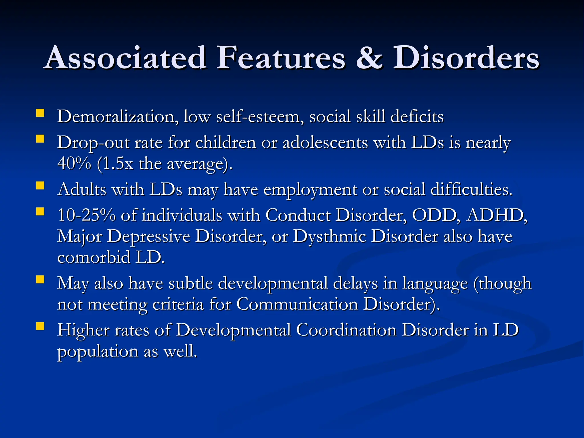 specific Learning Disorders (Dyslexia, Dysgraphia and Dyscalculia) | PPT