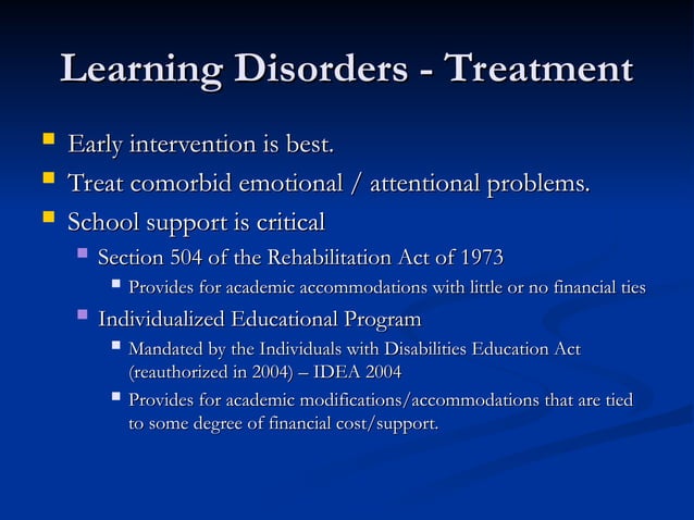 specific Learning Disorders (Dyslexia, Dysgraphia and Dyscalculia) | PPT