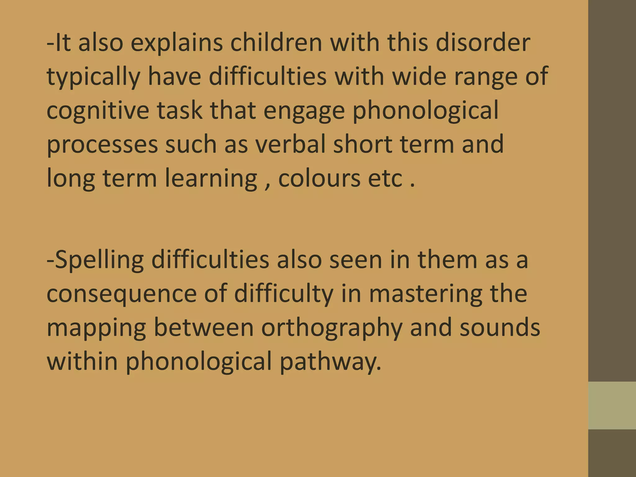 LEARNING DISORDERS | PPTX