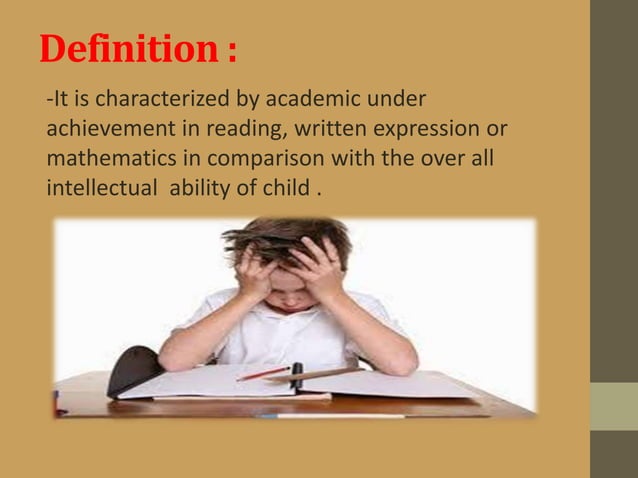 LEARNING DISORDERS | PPTX