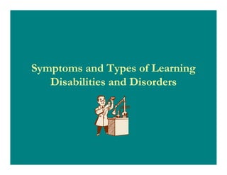 Learning dissability | PPT