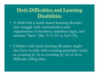 Learning dissability | PPT