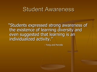 Learning Diversity | PPT