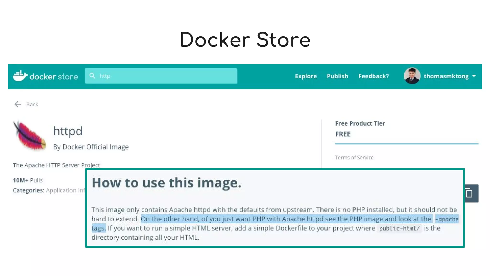 Learning Docker with Thomas | PPT