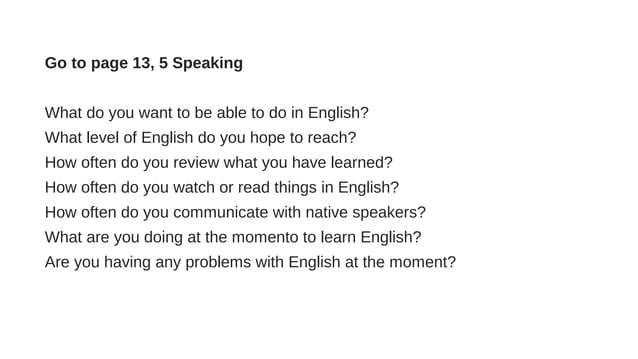 Learning English | PPT