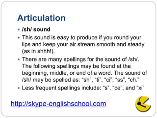 Learning English Pronuciation Of Ch Sh Sound | PPTX