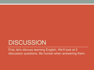 How to Learn English Quickly! | PPTX