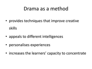Learning English through Drama | PPTX