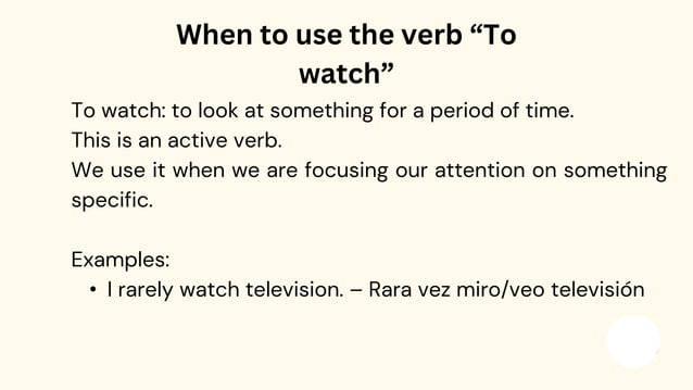 Learning English – What is the difference between Look, Watch, and See ...