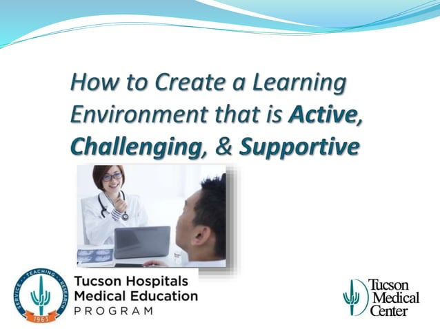 How to Create a Learning Environment that is Active, Challenging and ...
