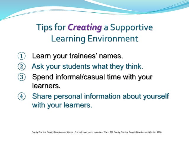 How to Create a Learning Environment that is Active, Challenging and ...