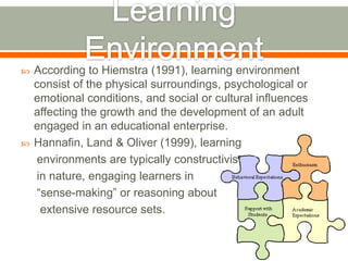 Learning environment | PPTX