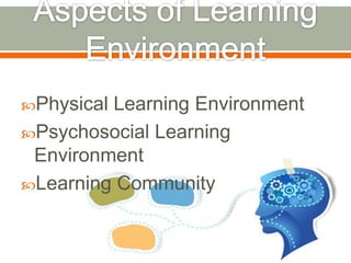 Learning environment | PPTX