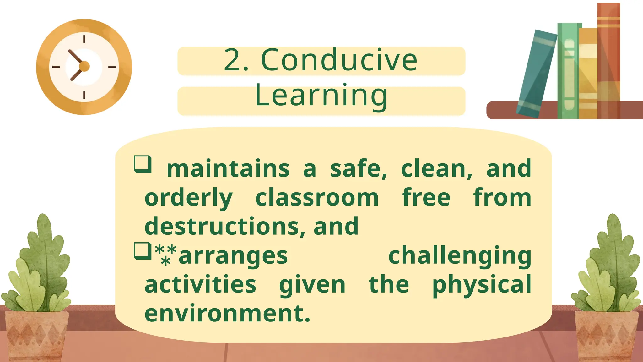 LEARNING ENVIRONMENT: Three Domain - Cognitive, Physical and Emotional pptx | PPTX