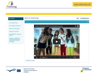 Learning Event II: How to define a good eTwinning project and The ...