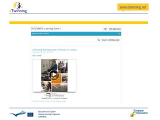 Learning Event II: How to define a good eTwinning project and The ...