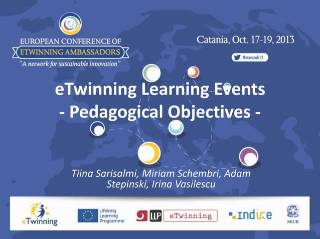 etwinning Learning Events - Pedagogical Objectives | PPT
