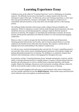 Learning Experience Essay.pdf