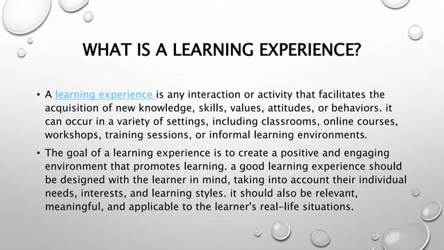 Learning Experiences.pptx