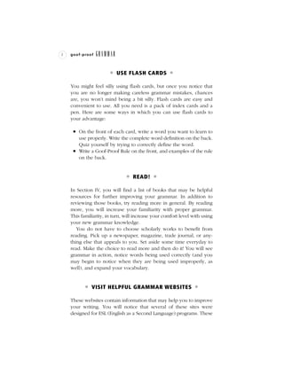 Goof Proof Grammar | PDF