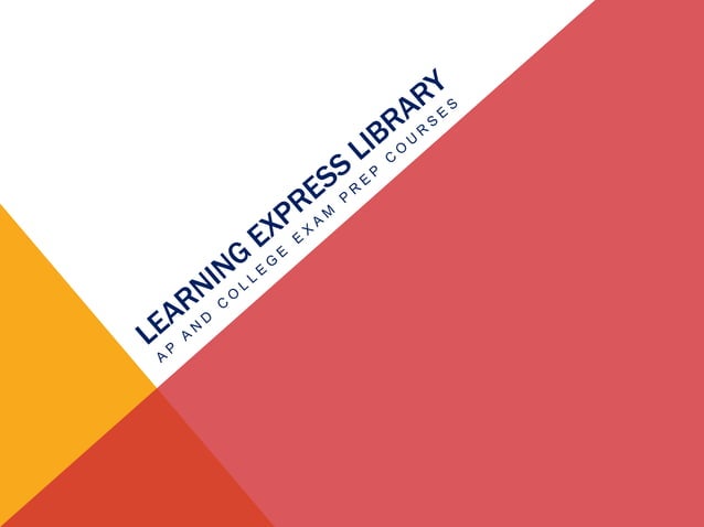 Learning express library slides | PPTX