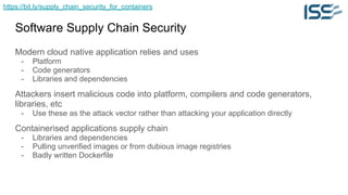 Supply Chain Security for Containerised Workloads - Lee Chuk Munn | PDF