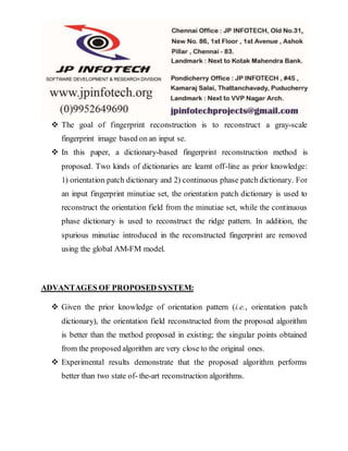 Learning fingerprint reconstruction | PDF