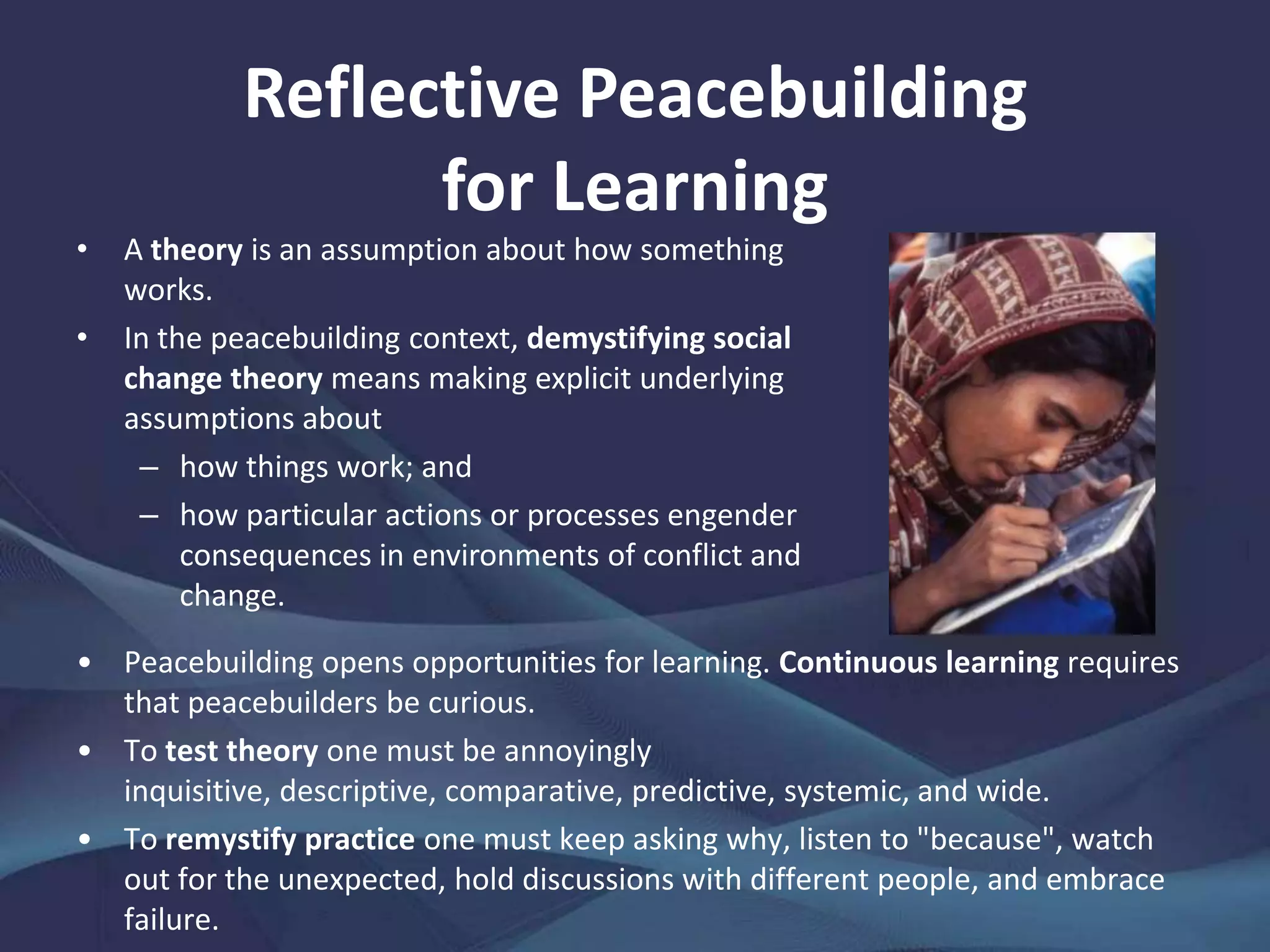 Learning for Peace | PPTX