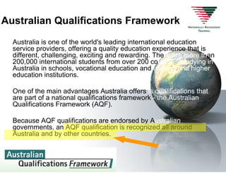 Learning from Australian Qualifications Framework | PDF