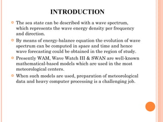 Learning from data for wind–wave forecasting | PPT